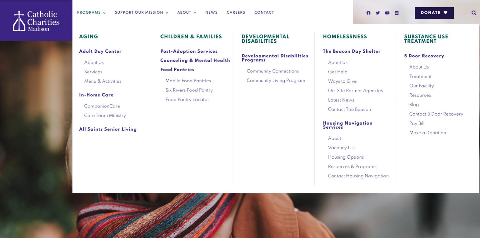 Best Practices for Website Menu Design - Lion Tree Group | Raleigh